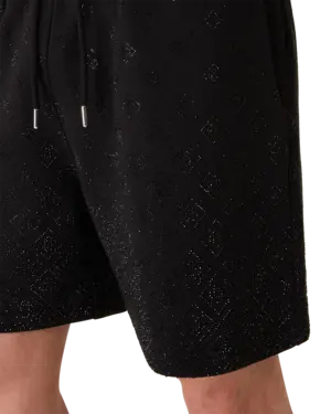 Casablanca Crystal Monogram Sweatshorts - Multicolor
