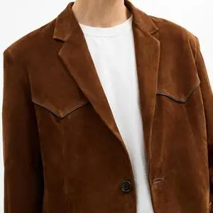 COACH Suede Western Blazer