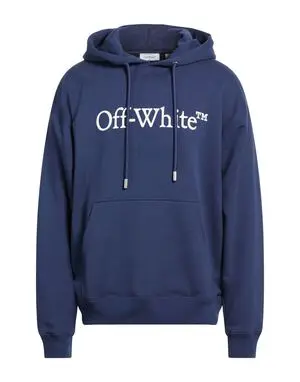 OFF-WHITE™ Cotton Blend Sweatshirt - Navy