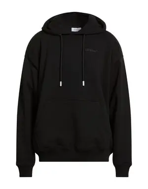 OFF-WHITE™ Cotton-blend Logo Hoodie - Black