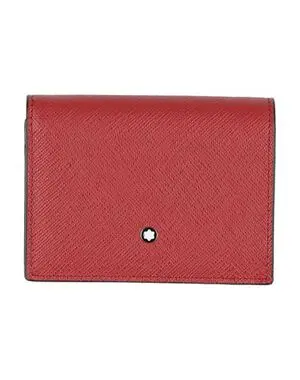 Montblanc Wallet Brick Leather - Red