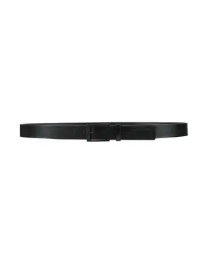 PIQUADRO Leather Belt - Black