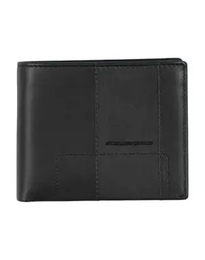 PIQUADRO Wallet Cow Leather - Black