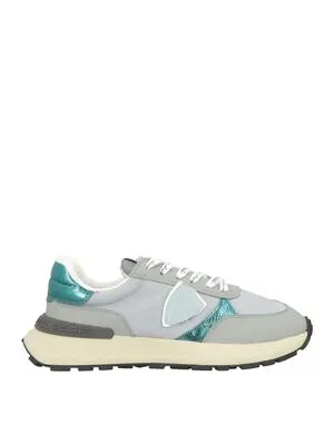 Philippe Model Leather And Textile Sneakers - Grey