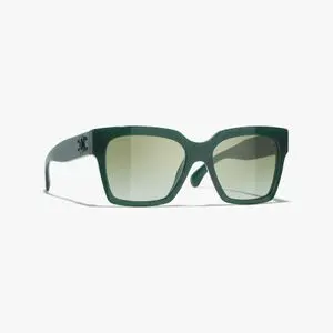 Chanel Butterfly Sunglasses - Green