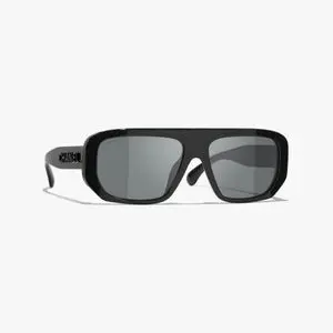 Chanel Shield Sunglasses - Black