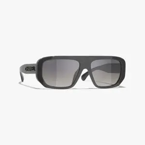 Chanel Shield Sunglasses - Gray