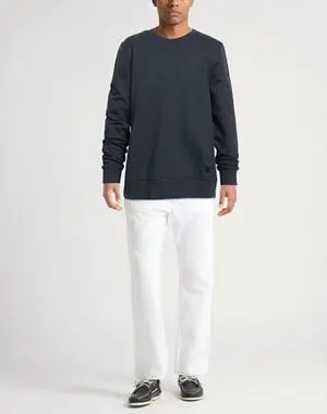 Kiton Cotton-blend Flocked Sweatshirt - Navy