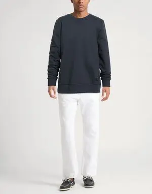 Kiton Cotton-blend Flocked Sweatshirt - Navy