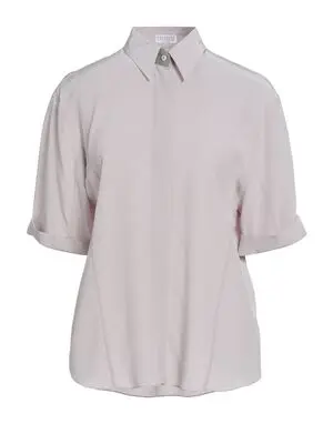 Brunello Cucinelli Chiffon Embellished Shirt
