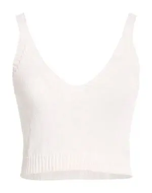 DANIELE FIESOLI Knitted Crop Top - White
