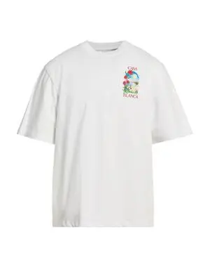 Casablanca T-shirt Size Organic Cotton - White