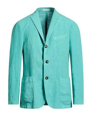 Boglioli Blazer Turquoise Size Linen