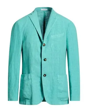 Boglioli Blazer Turquoise Size Linen