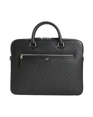 Dunhill Leather Computer Bag - Black