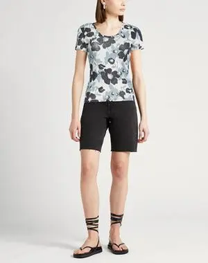 Majestic Filatures Floral-print Jersey T-shirt - Blue