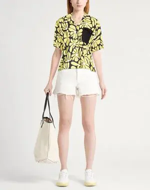 MSGM Woven Floral-print Shirt