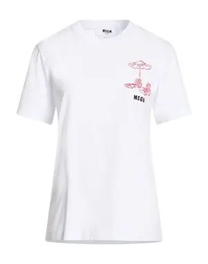 Msgm Embroidered T-shirts For Women
