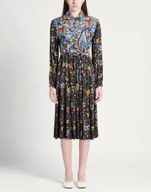 CONNOR & BLAKE Paisley-print Twill Midi Shirt Dress