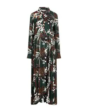 CONNOR & BLAKE Maxi Shirt Dress - Green