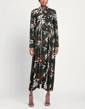 CONNOR & BLAKE Maxi Shirt Dress - Green