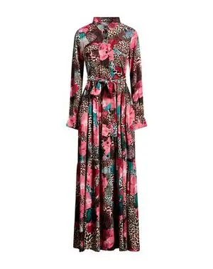 Printed Maxi Shirt Dresses