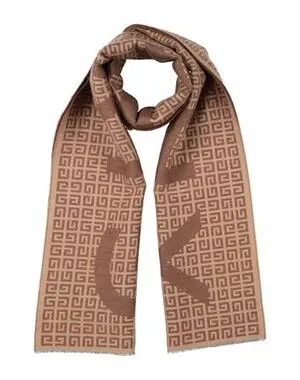 Givenchy Scarf Sand Wool, Virgin Wool, Silk - Beige