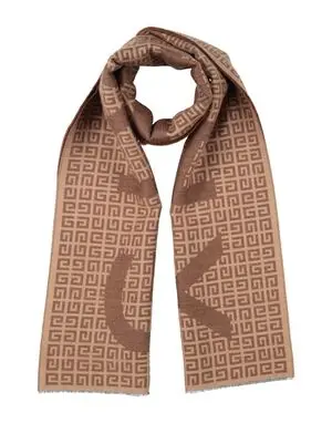Givenchy Scarf Sand Wool, Virgin Wool, Silk - Beige