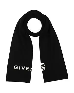 Givenchy Scarf Cream Wool, Cashmere - Black