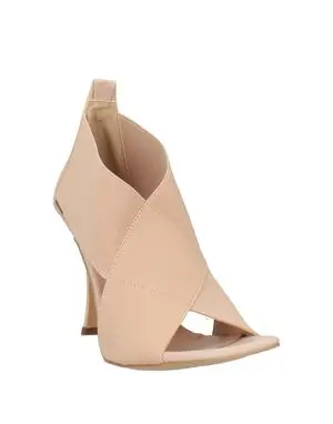 OVYE Leather And Elastic Sandals