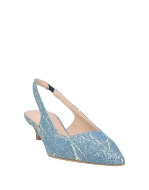 OVYE Textile Slingback Pumps