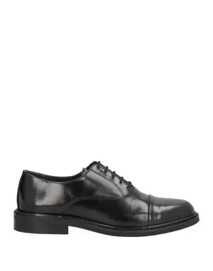 BALDININI Lace-up Glossed-leather Oxford Shoes