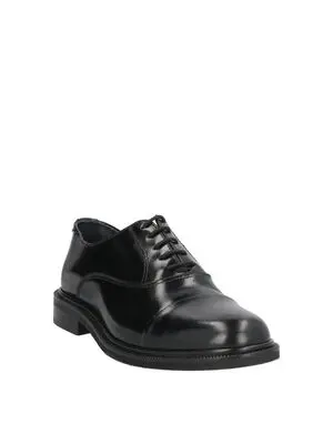 BALDININI Lace-up Glossed-leather Oxford Shoes