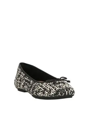 Fitflop Synthetic Material And Leather Ballet Flats With Bow Detail