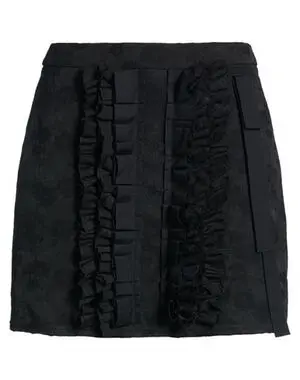 MSGM Mini Pencil Skirt With Lace