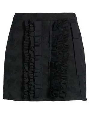 MSGM Mini Pencil Skirt With Lace
