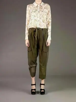 Edun Cropped Cargo Trousers