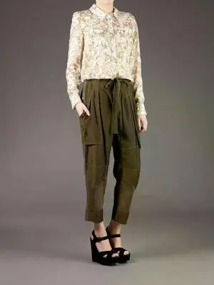 Edun Cropped Cargo Trousers