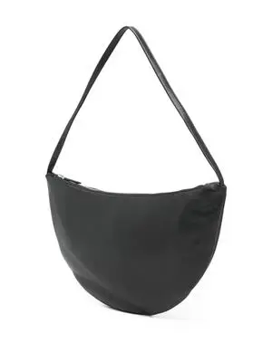 THE ROW Zip Shoulder Bag - Black