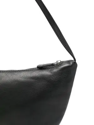 THE ROW Zip Shoulder Bag - Black