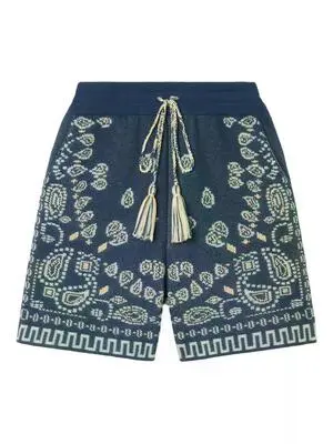 Alanui Paisley-pattern Shorts