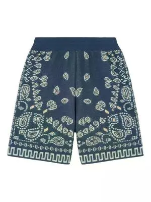Alanui Paisley-pattern Shorts