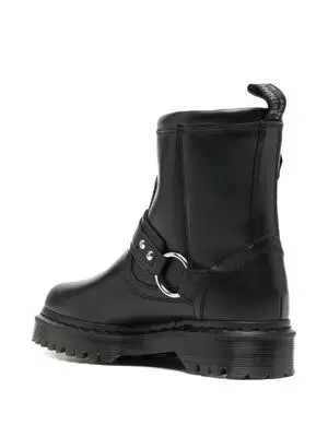 Dr. Martens Buckled Ankle Boots - Black