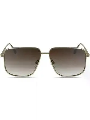 Victoria Beckham Square-frame Sunglasses - Gold