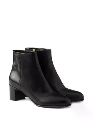 Prada 55mm Leather Boot - Black