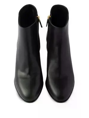 Prada 55mm Leather Boot - Black