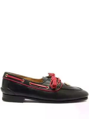 Bally Almond Toe Flats For Women
