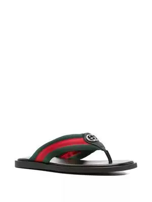 Gucci Web-stripe Sandals