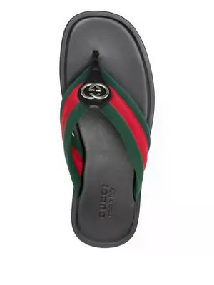 Gucci Web-stripe Sandals