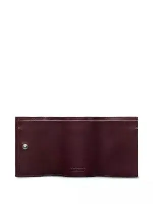 Prada Snap Triangle Leather Wallet